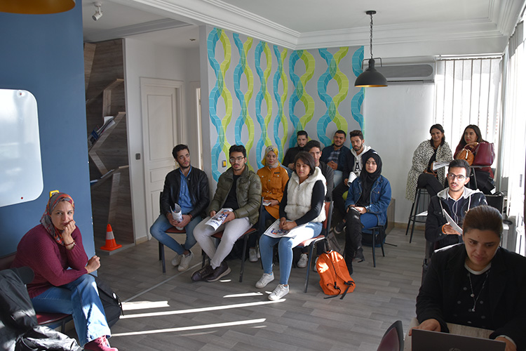 Les étudiants de l'ISAMM en visite à MEDIANET